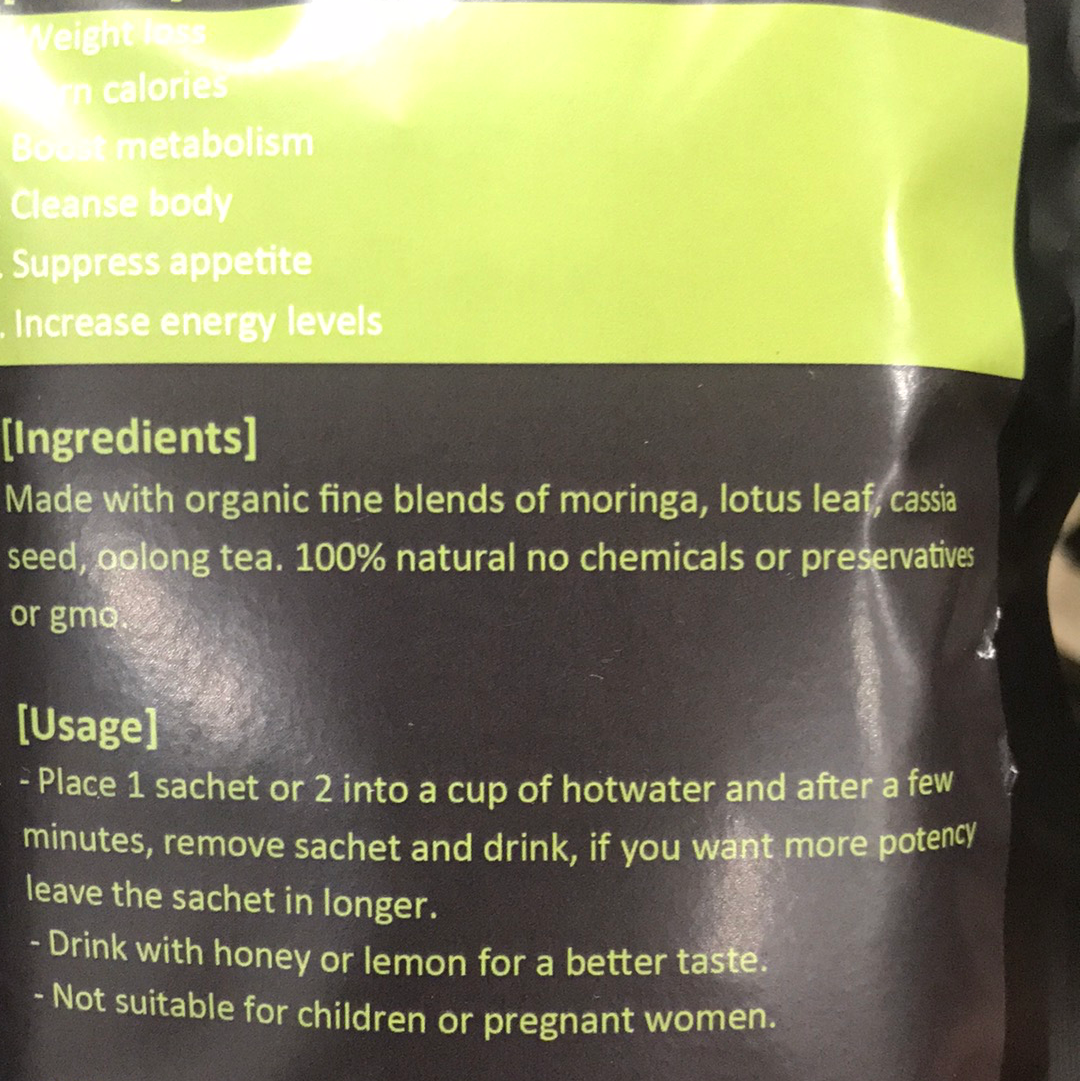 Pure Celebritea Slimming detox tea